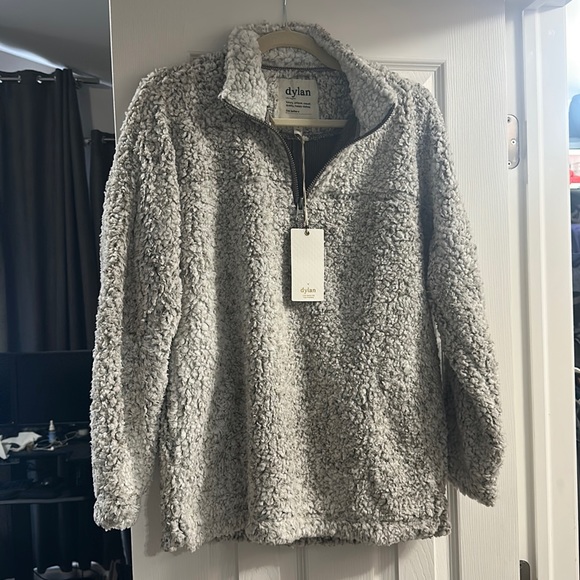 dylan | Tops | Brand New With Tags Dylan Half Zip Sherpa Size S | Poshmark